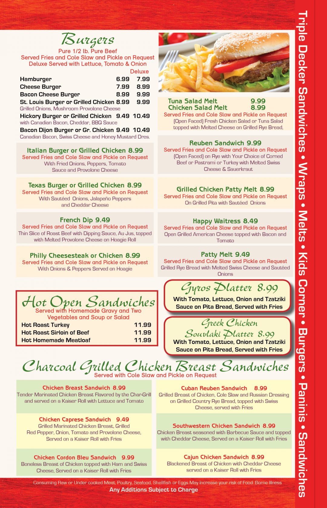 Our Menu - Route 40 Diner