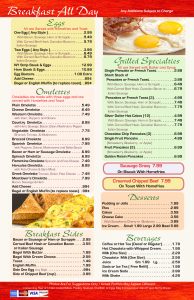Our Menu - Route 40 Diner