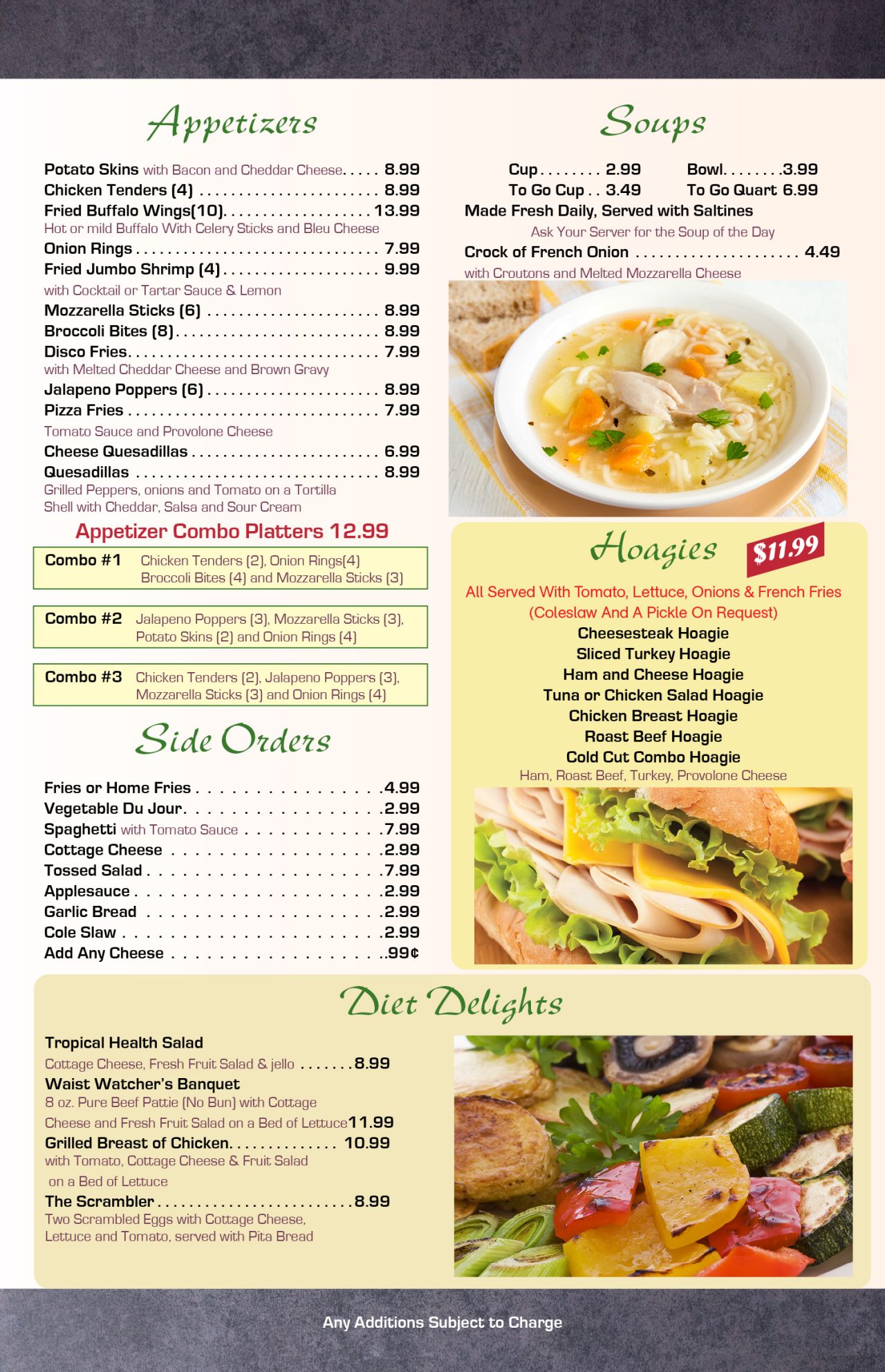 Our Menu - Route 40 Diner
