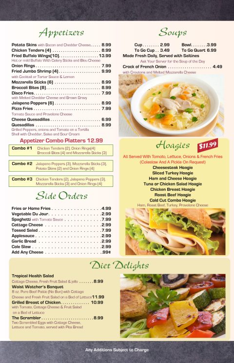 Our Menu - Route 40 Diner
