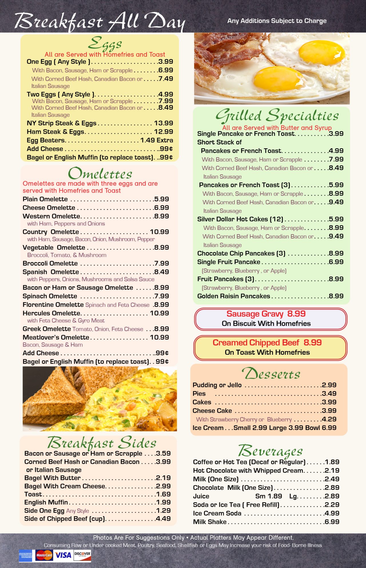 Our Menu - Route 40 Diner